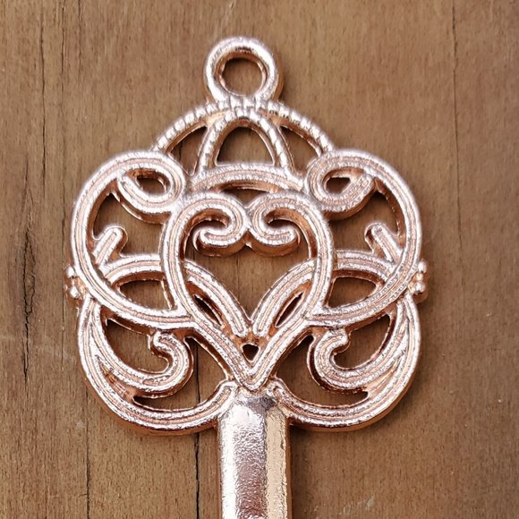 Accessories | New Rose Gold Colored Skeleton Key Decorative | Poshmark